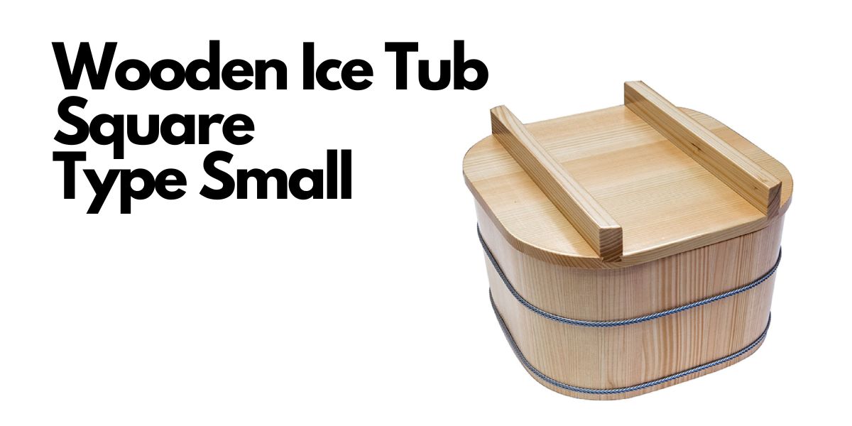 Wooden Ice Tub Square Type Small – BAR TIMES STORE_en