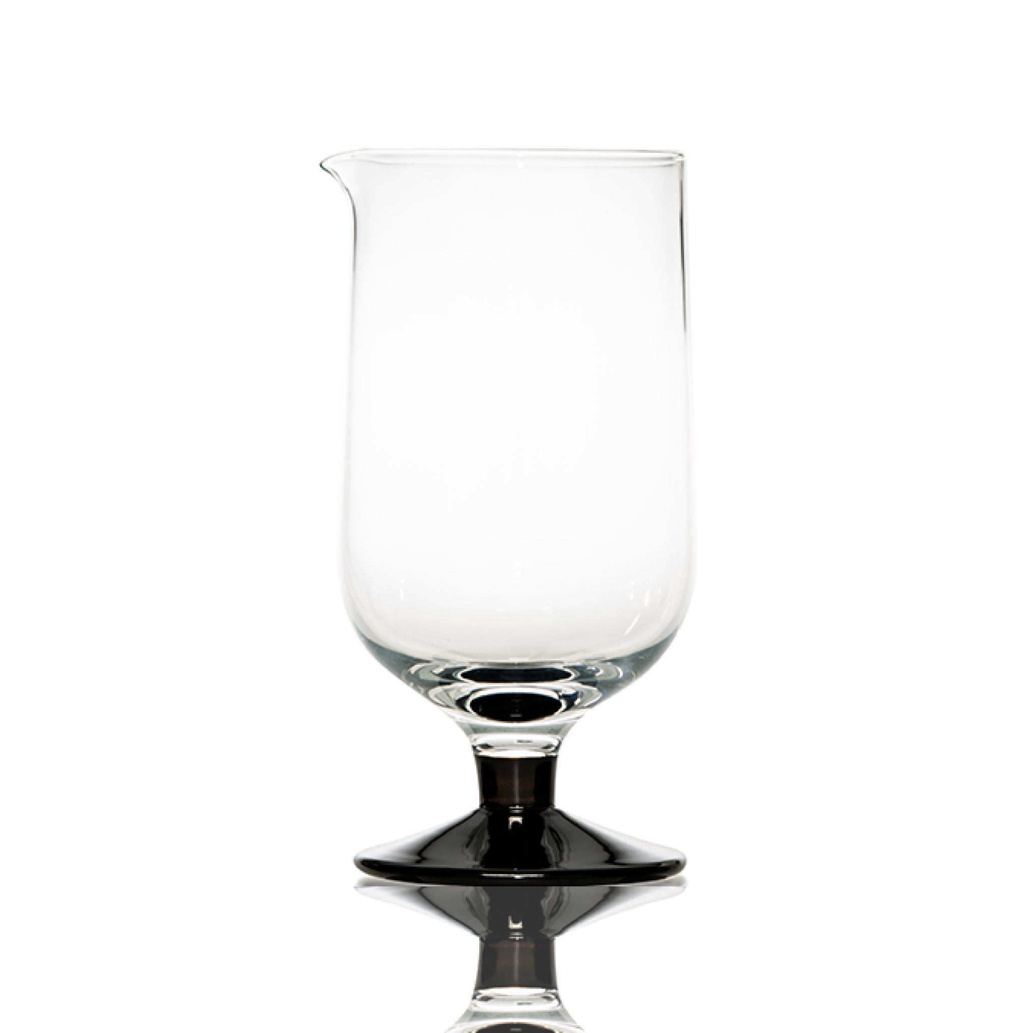 BAR TIMES Original Mixing Glass with Stem Black - Japanese Lacquer Edi ...