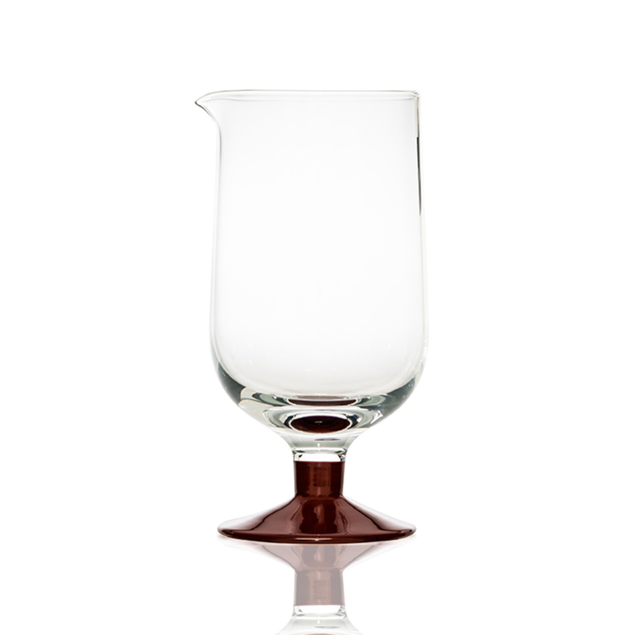 BAR TIMES Original Mixing Glass with Stem Vermilion - Japanese Lacquer ...