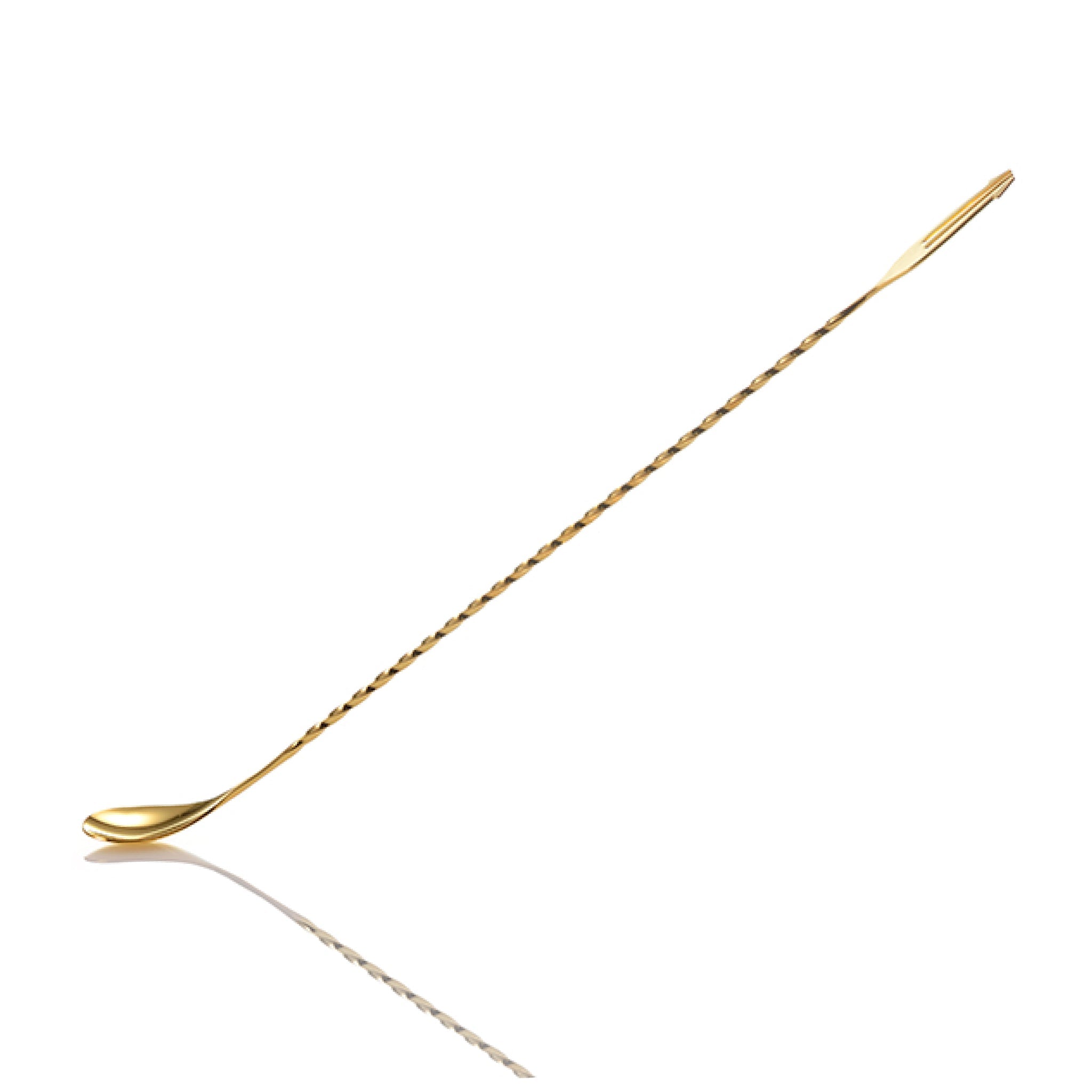 Slim Bar Spoon XL For Left Hand Gold [370mm] – BAR TIMES STORE_en